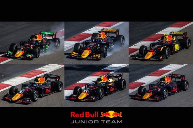 22台中6台がレッドブルカラー。2023年FIA F2に挑むレッドブル・ジュニア車両の見分け方 | mixiニュース