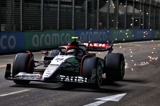 【角田裕毅F1第16戦分析】前回の大型アップデート以上に好感触。一方FP2でのグリップ不足は改善されず初日16番手 | mixiニュース