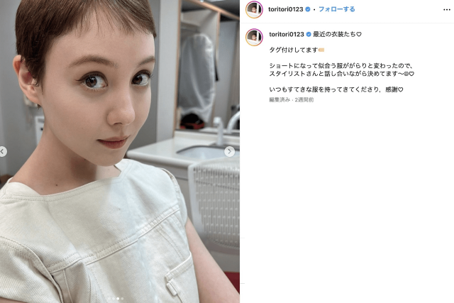 ショートになったトリンドル玲奈がロングに…新CMでの“不自然”ヘアに憶測飛び交う | mixiニュース